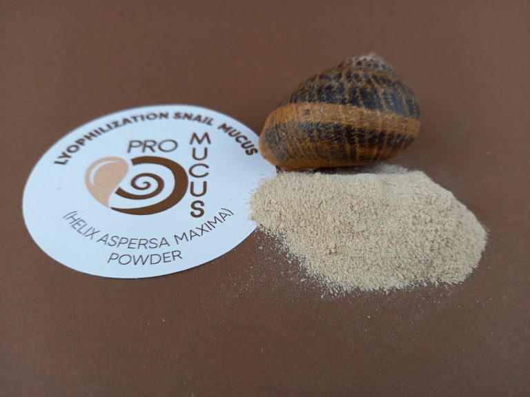 Natural snail mucus without additives of the Mucus pro class